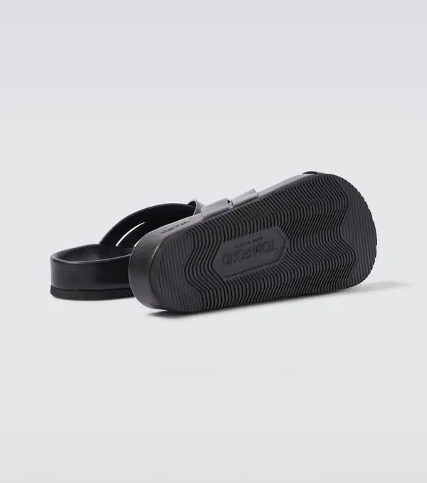 TOM FORD Leather Slides