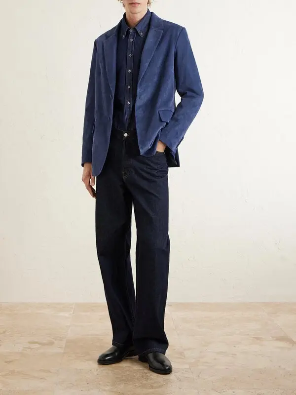 Gabriela Hearst Irving Suede-corduroy Blazer