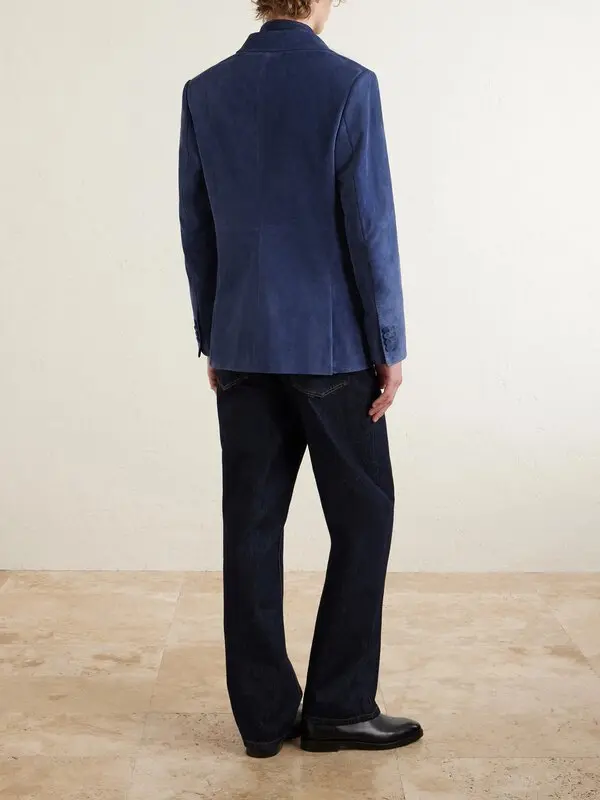 Gabriela Hearst Irving Suede-corduroy Blazer
