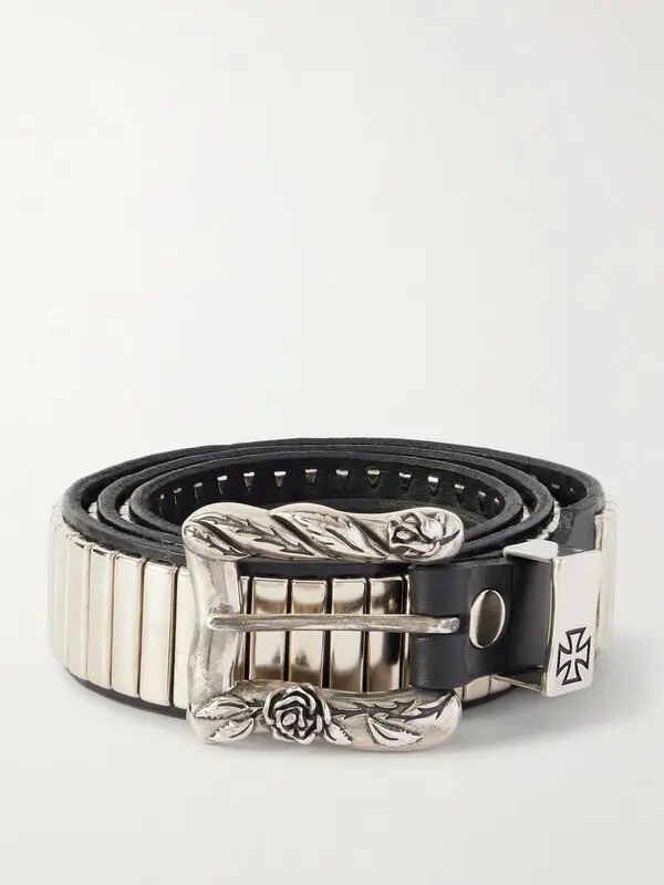 Enfants Riches Déprimés Mechanic Studded Leather Belt - Black