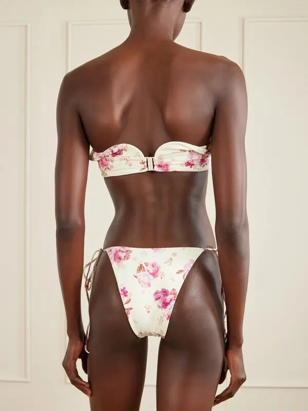 Magda Butrym Floral-print Bikini Briefs