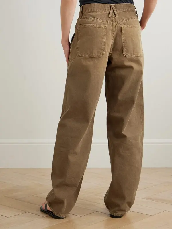 SLVRLAKE Tess Worker Barrel-leg Pants