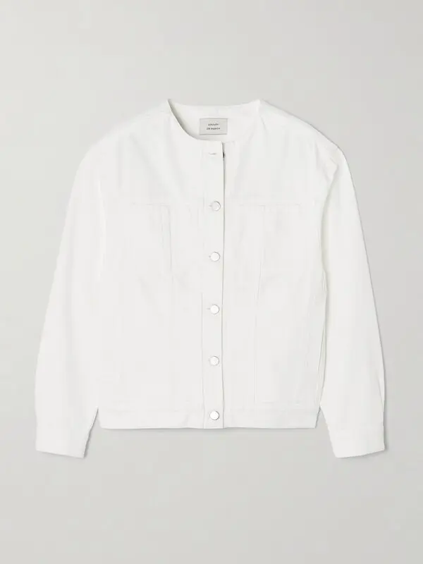 Loulou De Saison Rima Denim Jacket - Neutrals