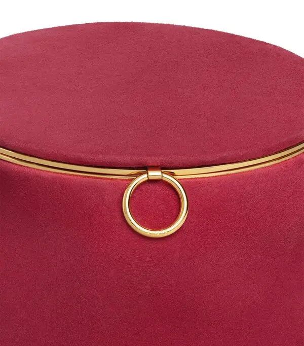 Alaïa Small Suede La Canette Shoulder Bag