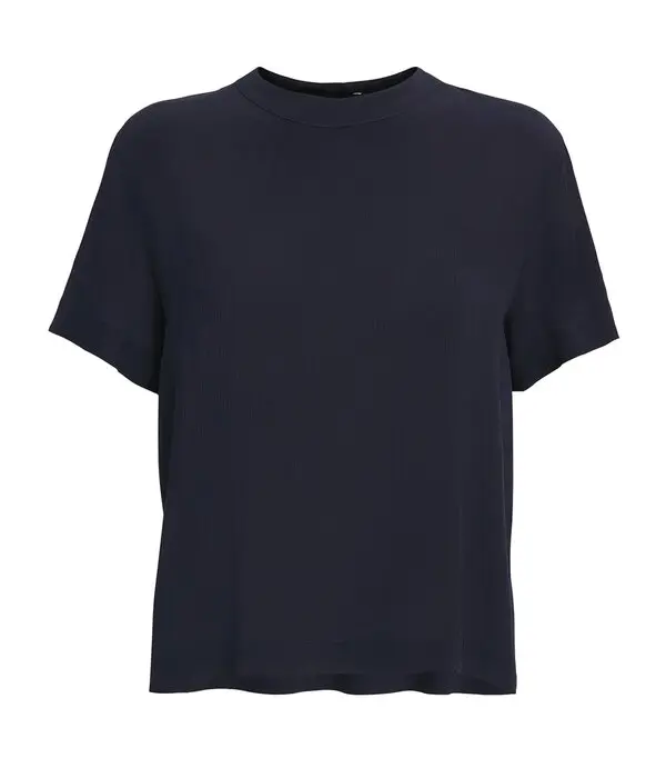 NOMADISSEM Silk Shirred Top