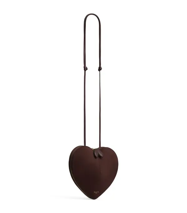 Alaïa Le Coeur Suede Shoulder Bag