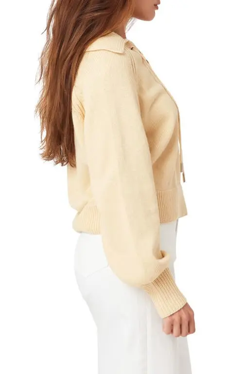 Habitual Lace-up Cotton Sweater