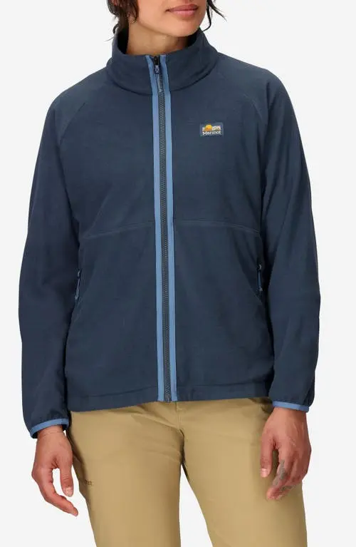 MARMOT Upward Front Zip Fleece Jacket - Thunderhead
