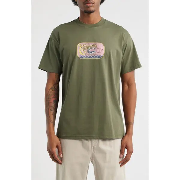 Carhartt Work In Progress Sardinas Organic Cotton Graphic T-shirt