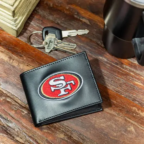 EVERGREEN ENTERPRISES San Francisco 49ers Synthetic Leather Embroidered Bifold Wallet