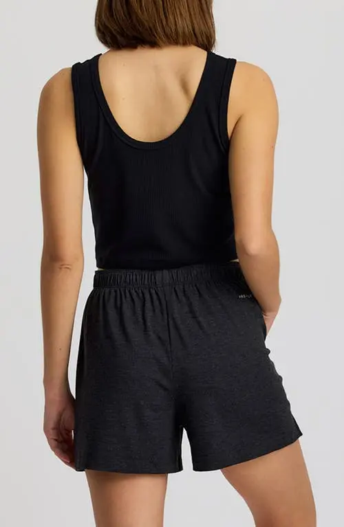 FREE FLY Rib Crop Tank - Black