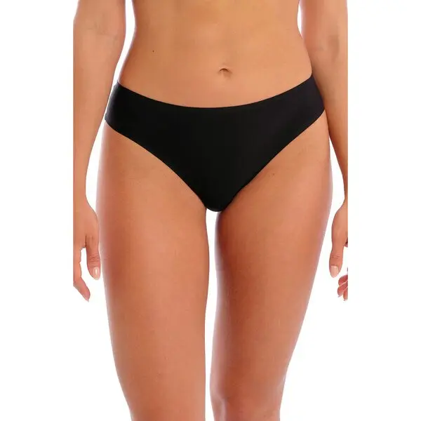 Fantasie Smoothease Lace Invisible Stretch Thong - Black