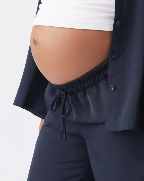 RIPE MATERNITY Tamara Satin Pull-on Pant