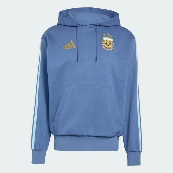 Adidas Argentina National Team Fifa X World Cup Alphaskin Fleece Hoodie - Blue