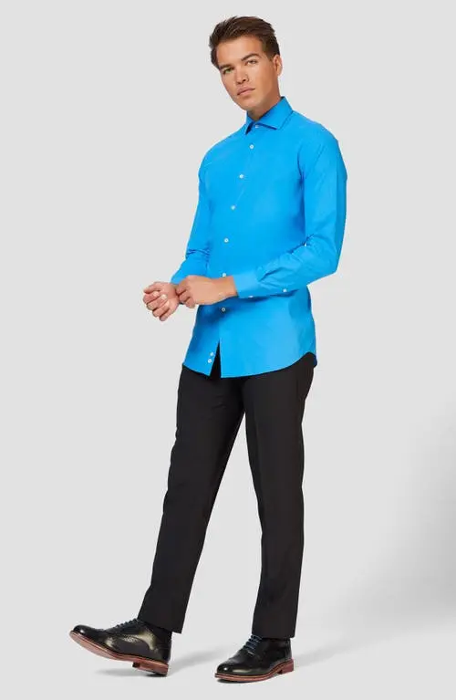 Opposuits Steel Button-up Shirt - Blue