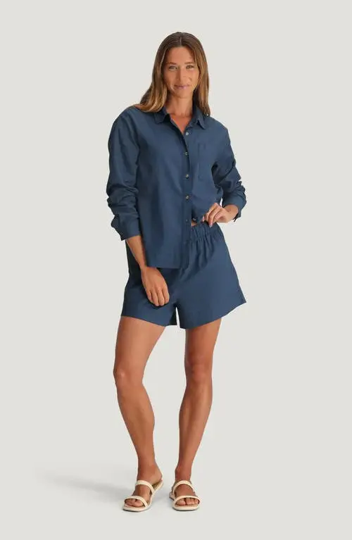 FREE FLY Sullivan Button-up Shirt - Pacific Blue