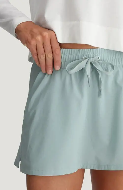 FREE FLY Driftlight Drawstring Mini Skirt - Ocean Mist