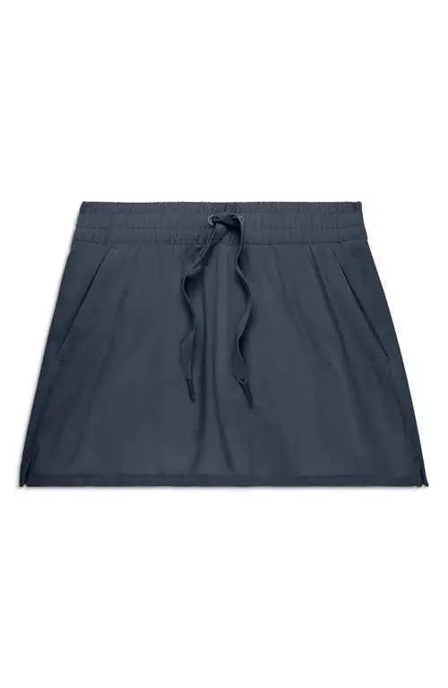 FREE FLY Driftlight Drawstring Mini Skirt - Storm Cloud