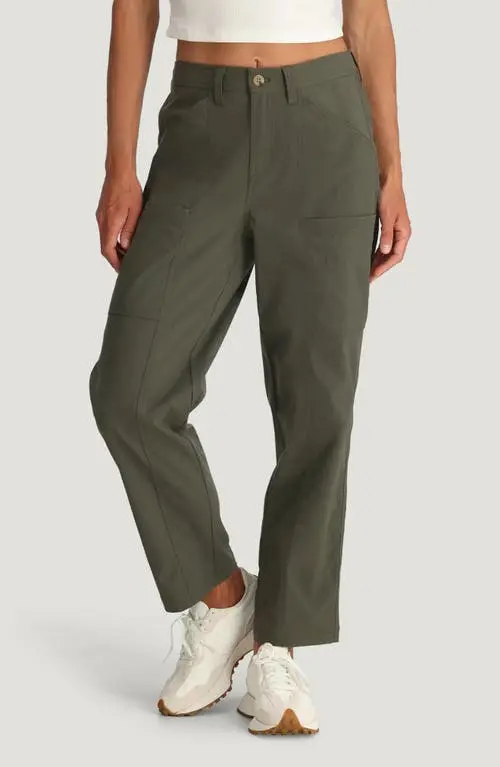 FREE FLY Topogrid Water Resistant Pants - Dark Forest