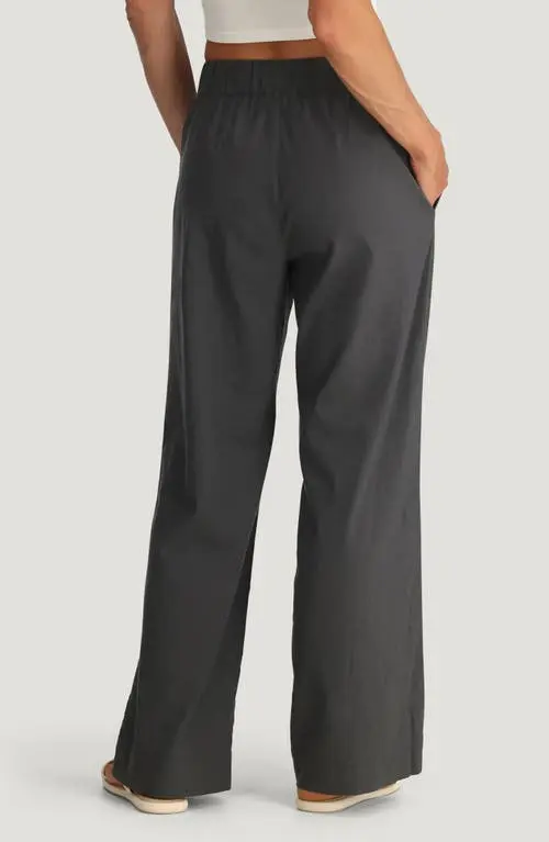 FREE FLY Sullivan Wide Leg Pants - Anthracite