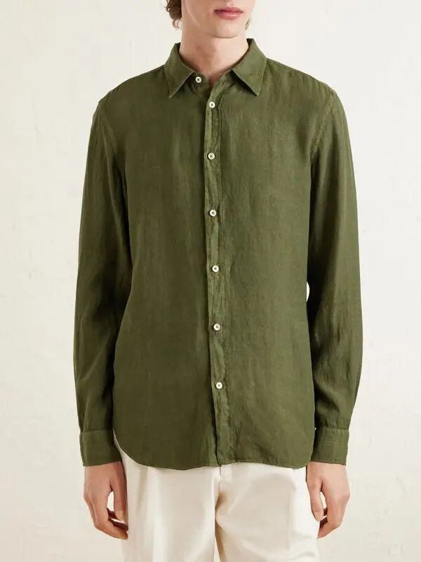 Boglioli Linen Shirt - Green