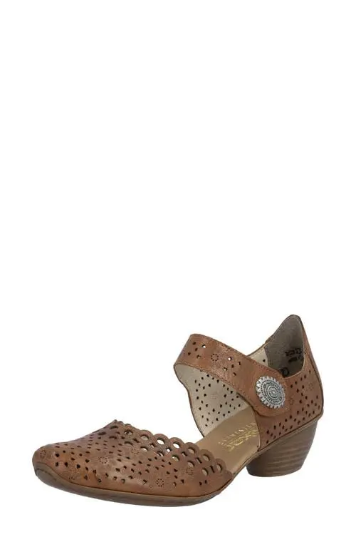 RIEKER Mirjam D'orsay Pump - Cuoio