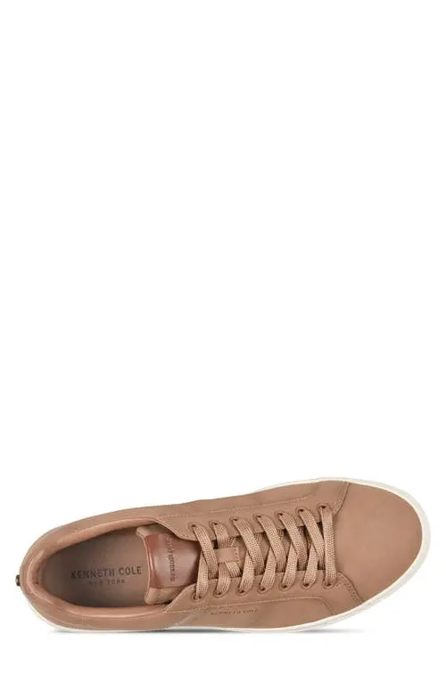 KENNETH COLE Jally Sueded Low Top Sneakers - Light Brown