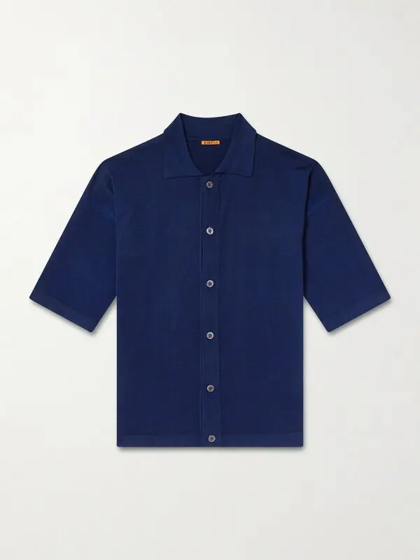 Barena Venezia Merino Wool Shirt - Blue