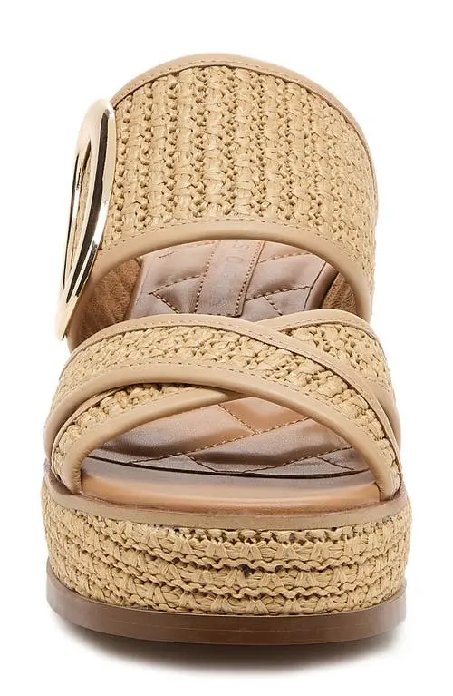 KELSI DAGGER BROOKLYN Nina Platform Slide Sandal - Natural