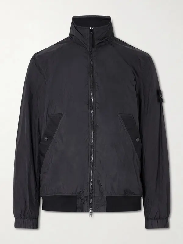 Stone Island Logo-appliquéd Shell Jacket