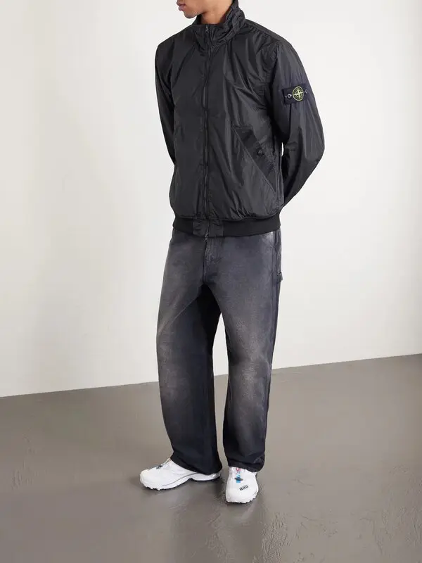 Stone Island Logo-appliquéd Shell Jacket