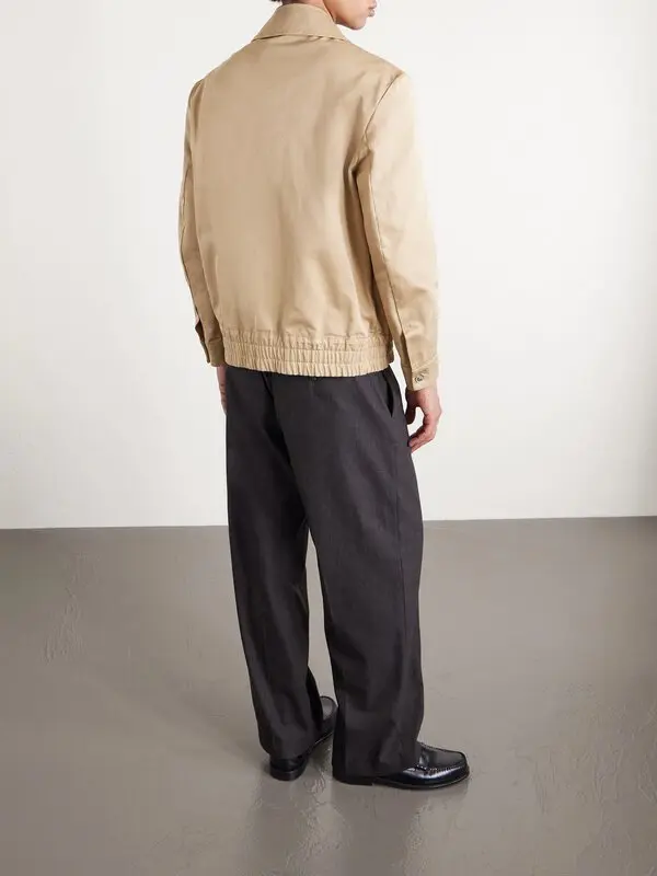 Barena Venezia Cotton-gabardine Blouson Jacket - Neutrals