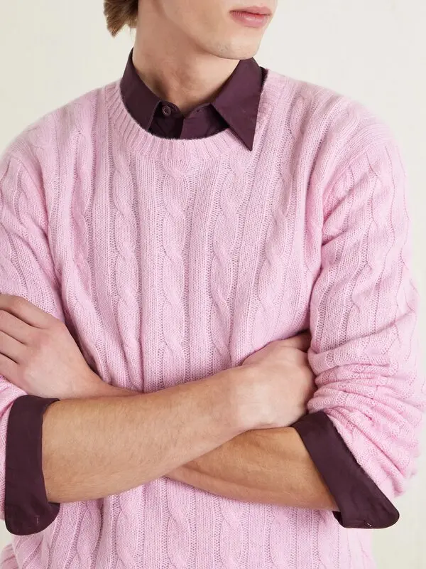 Polo Ralph Lauren Cable-knit Cashmere Sweater - Pink
