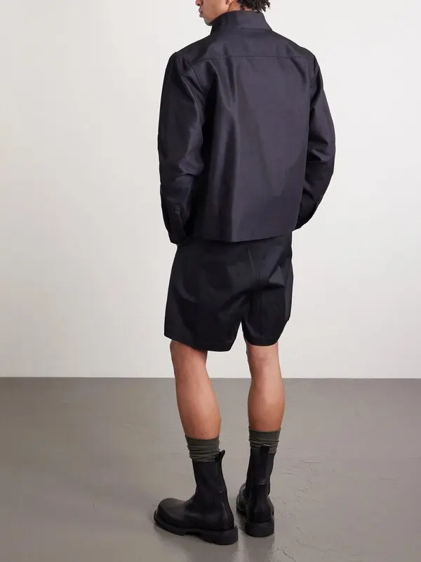 Rick Owens Cotton-blend Canvas Jacket - Black
