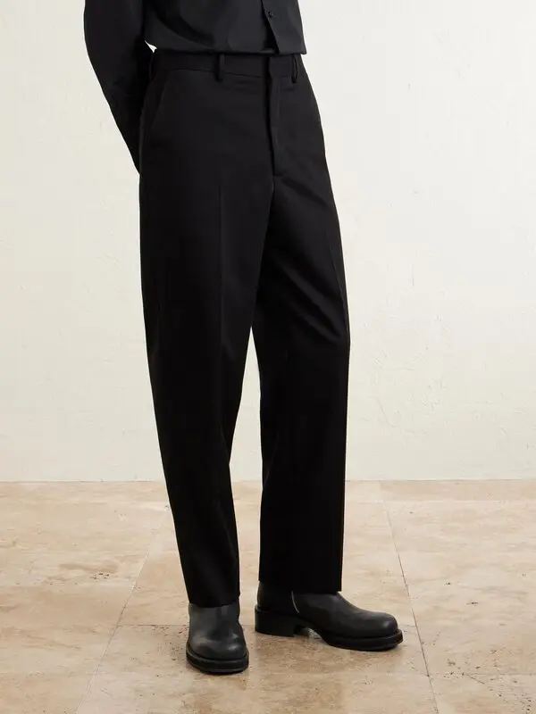 Gabriela Hearst Harold Tapered Cotton Trousers