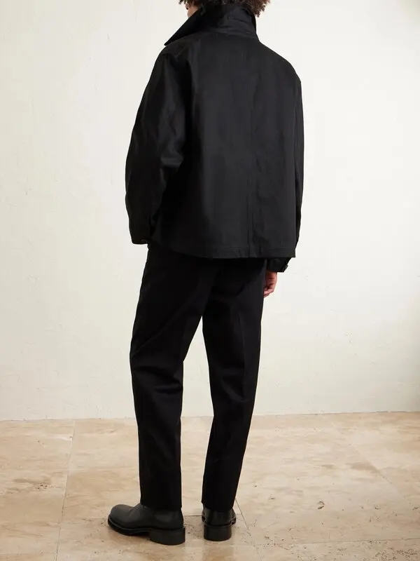 Gabriela Hearst Harold Tapered Cotton Trousers
