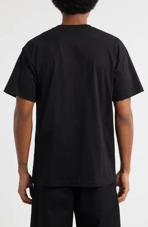 Carhartt Work In Progress Clover Organic Cotton Graphic T-shirt - Black