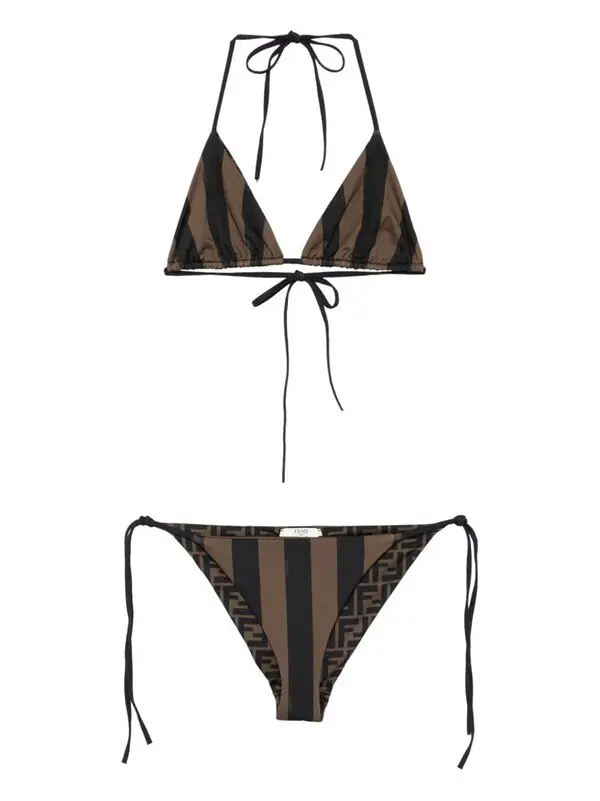 Fendi Ff Reversible Bikini Set