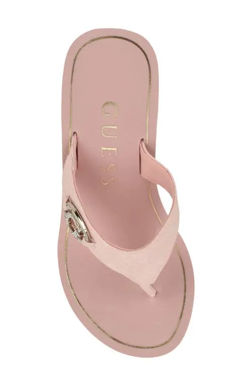 Guess Platform Wedge Flip Flop