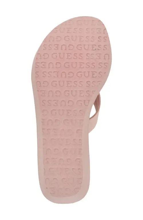 Guess Platform Wedge Flip Flop