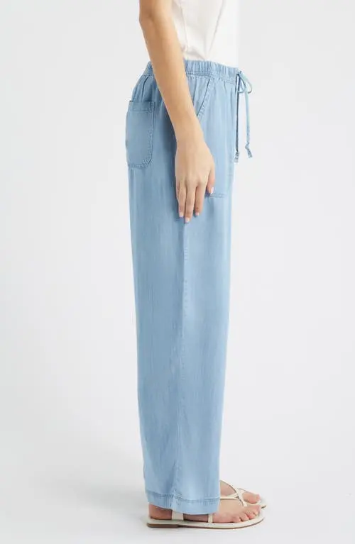 BEACHLUNCHLOUNGE Isabeli Chambray Drawstring Pants - Light Wash