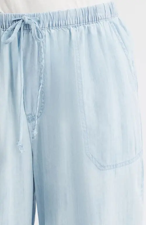 BEACHLUNCHLOUNGE Asthin Chambray Drawstring Pants - Bleach Wash