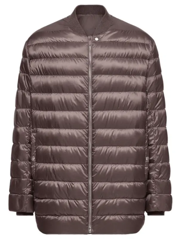 MONCLER + RICK OWENS Parka Flight Puffer Jacket - Brown
