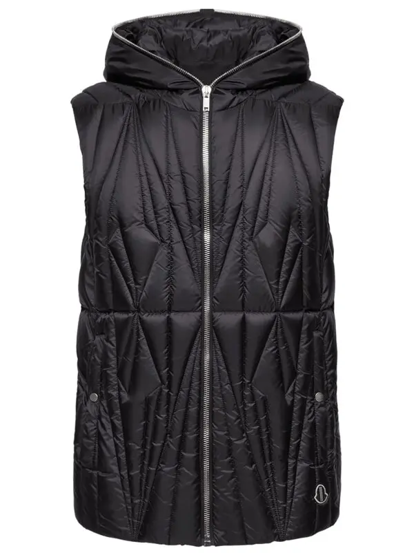 MONCLER + RICK OWENS Geocamo Flight Gilet
