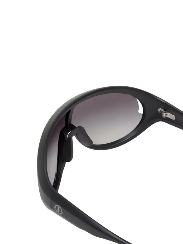 MONCLER + RICK OWENS Contrast Oval Sunglasses