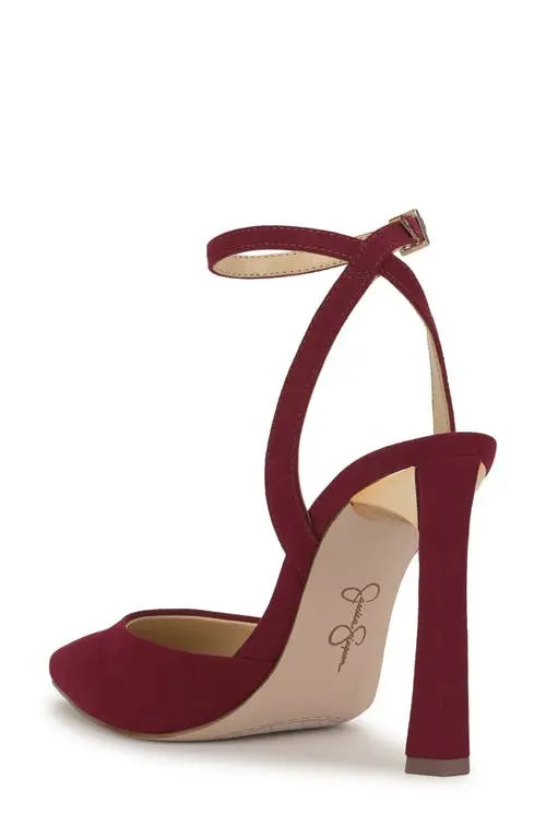 Jessica Simpson Ocanna Ankle Strap Pointed Toe Pumps - Granada
