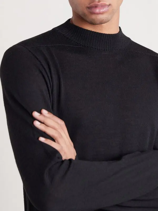 Rick Owens Level Lupetto Cashmere Sweater