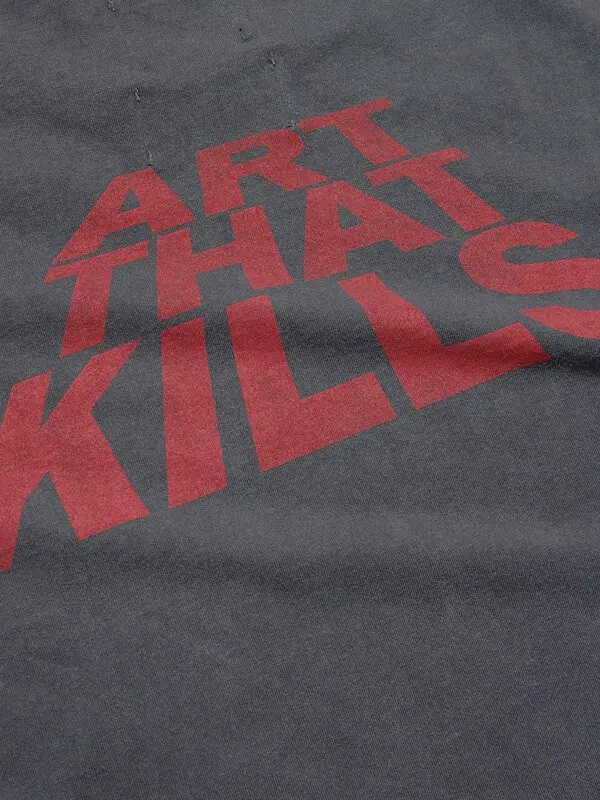 GALLERY DEPT. Don't Die Printed Distressed Cotton-jersey T-shirt - Gray