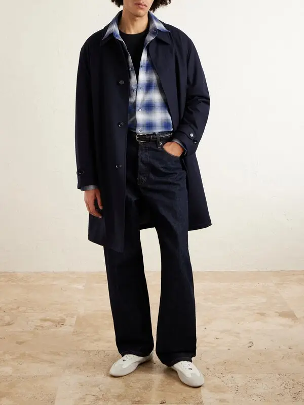 Brioni Checked Cotton-flannel Shirt