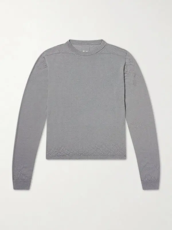Rick Owens Slim-fit Boiled Cashmere Sweater